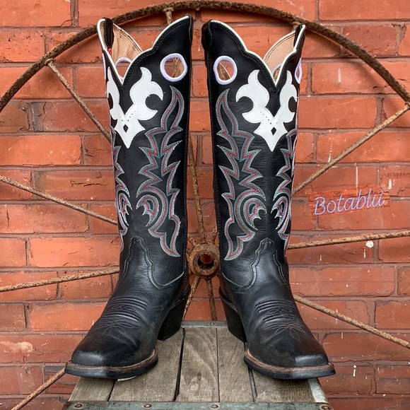 Tony Lama | Shoes | Tony Lama Buckaroo 3r Tall Knee High Cowboy Boots ...
